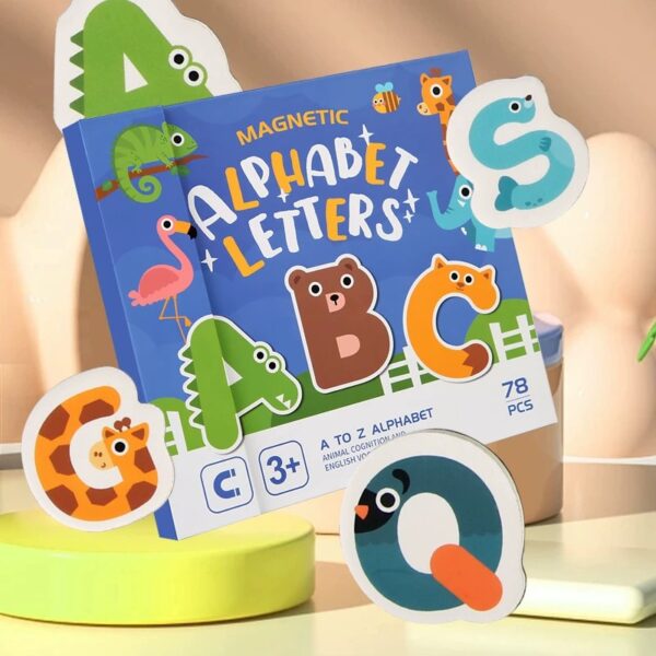 Interactive Alphabet Learning Magnetic Book - qtstory.com.my